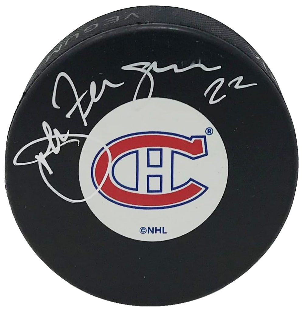 John Ferguson Autographed Montreal Canadiens Logo Puck – House of Hockey