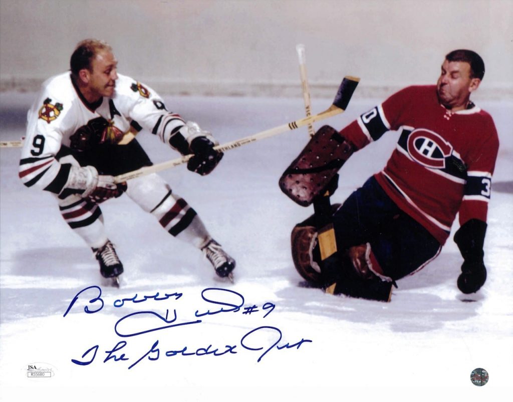 Bobby Hull Autographed Chicago Blackhawks 11×14 Photo – House of Hockey