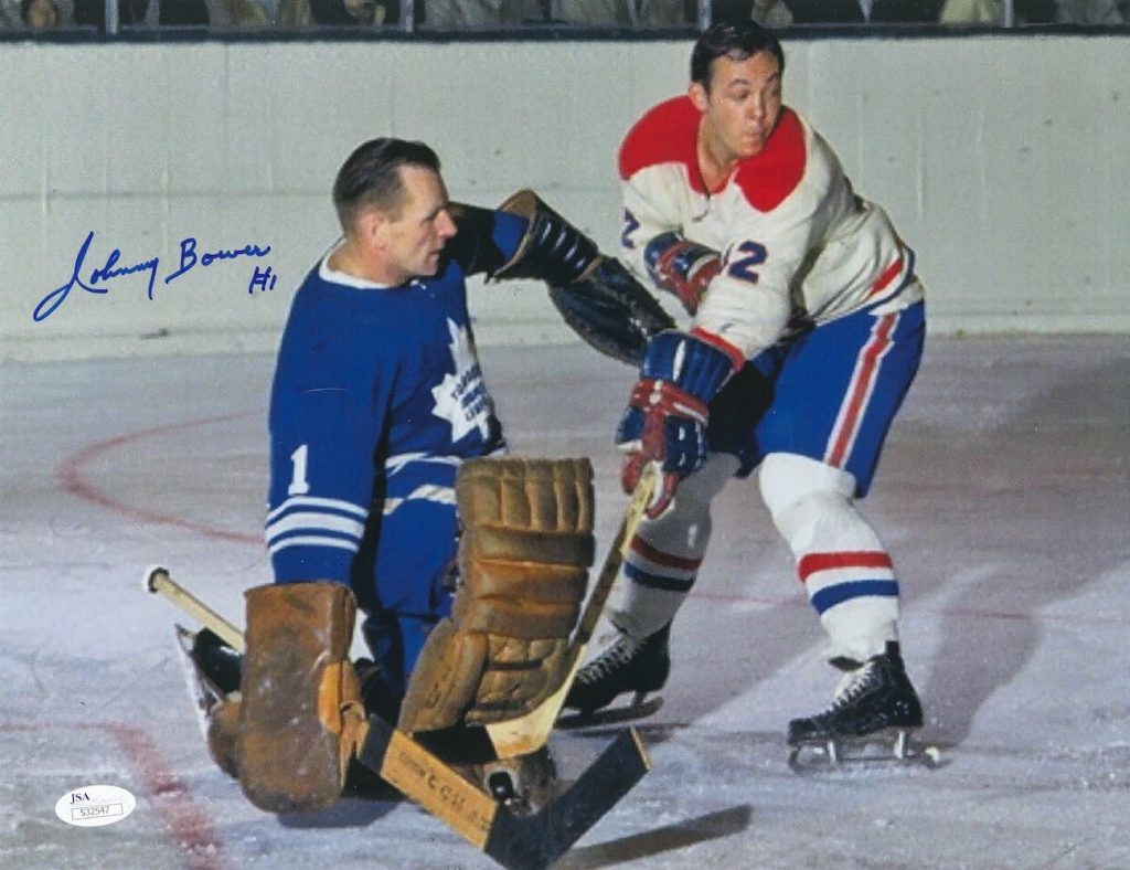 Johnny Bower Autographed Toronto Maple Leafs 11×14 Photo – House of Hockey