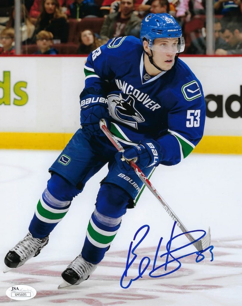 Bo Horvat Autographed Vancouver Canucks 8×10 Photo – House of Hockey