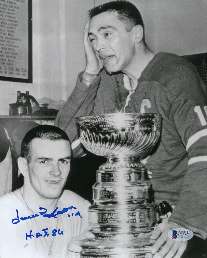 Dave Keon Autographed Toronto Maple Leafs 1967 Stanley Cup 8×10 Photo ...