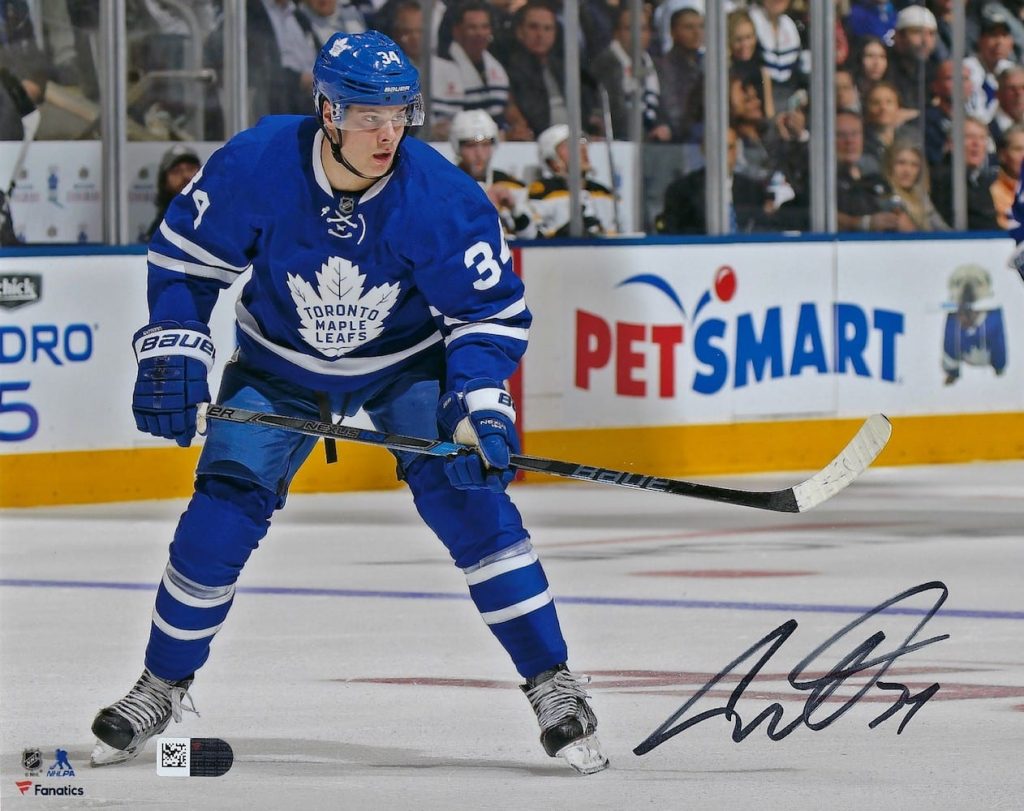 Auston Matthews Autographed Toronto Maple Leafs 8×10 Photo – House of ...