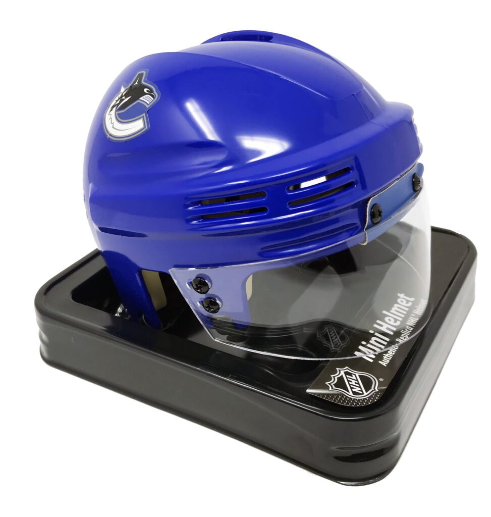 Royal Mini Helmet with Vancouver Canucks logo – House of Hockey