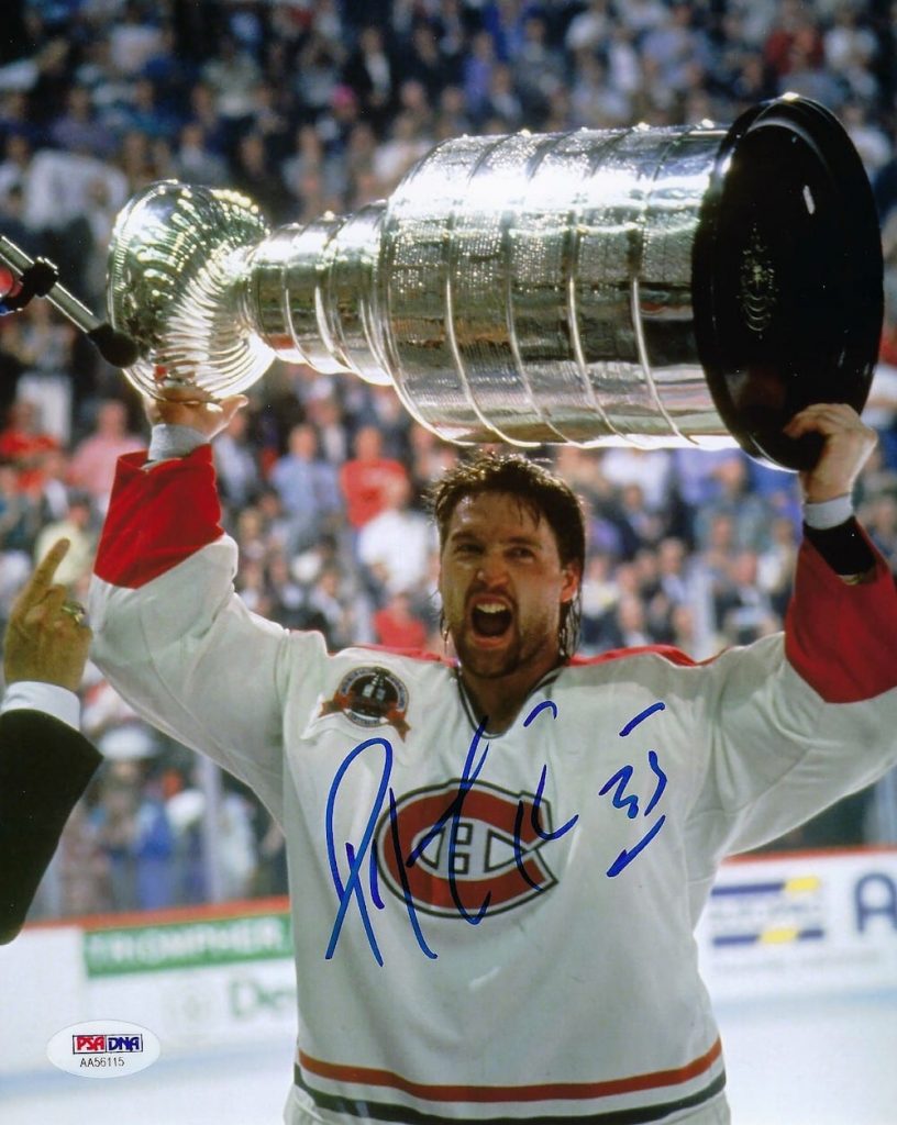 Patrick Roy Autographed 1993 Stanley Cup Montreal Canadiens 8×10 Photo ...