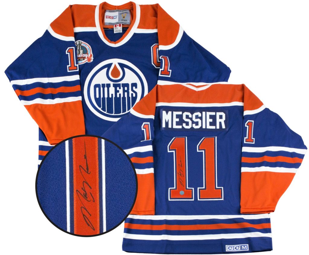 Mark Messier Autographed Edmonton Oilers Jersey – House of Hockey