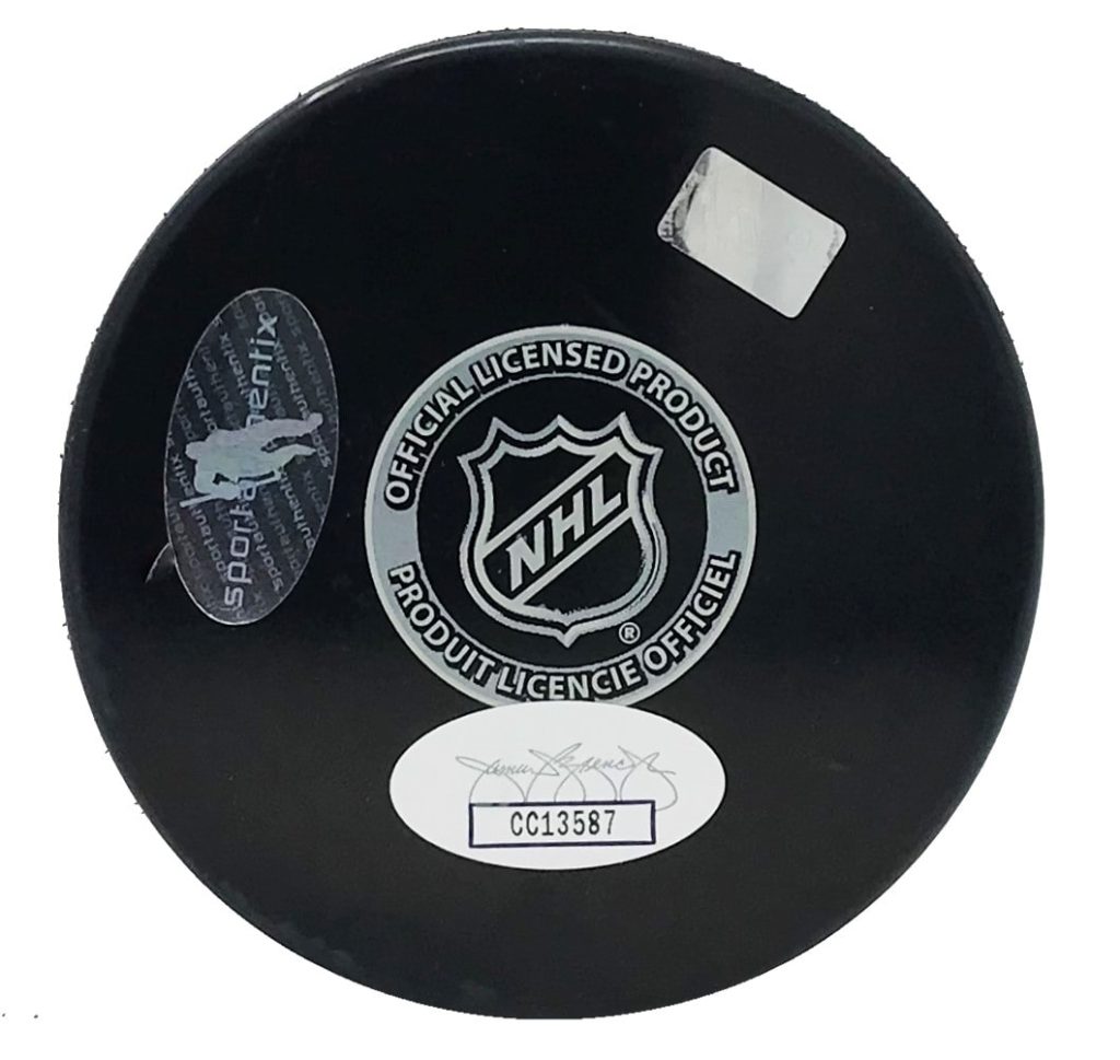 Dickie Moore Autographed Montreal Canadiens Logo Puck – House of Hockey